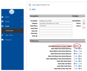 Automatic Grade Reports - El Camino Academy